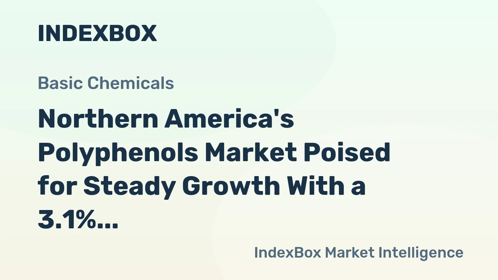 Northern America's Polyphenols Market Poised for Steady Growth With a 3.1% CAGR in Value
