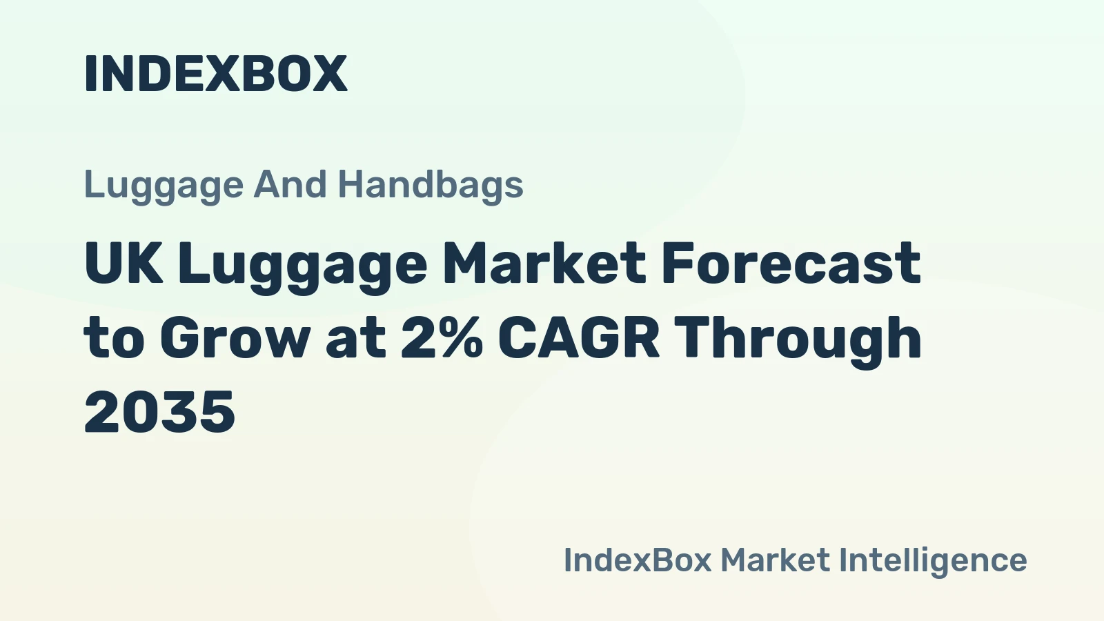 UK Luggage Market Forecast to Grow at 2% CAGR Through 2035