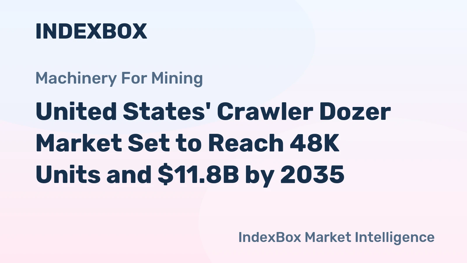 United States' Crawler Dozer Market Set to Reach 48K Units and $11.8B by 2035