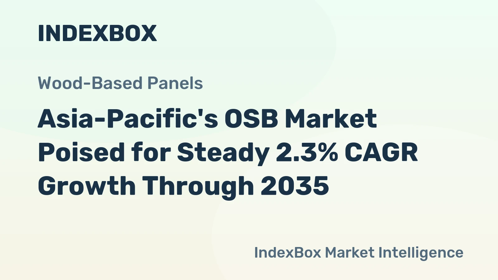 Asia-Pacific's OSB Market Poised for Steady 2.3% CAGR Growth Through 2035