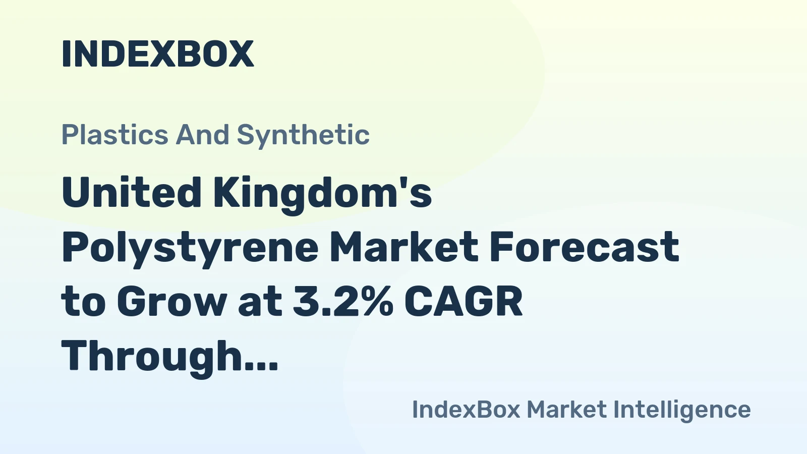 United Kingdom's Polystyrene Market Forecast to Grow at 3.2% CAGR Through 2035
