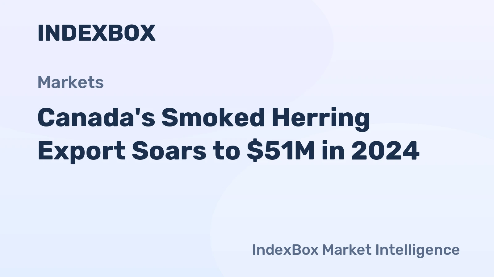 Canada's Smoked Herring Export Soars to $51M in 2024