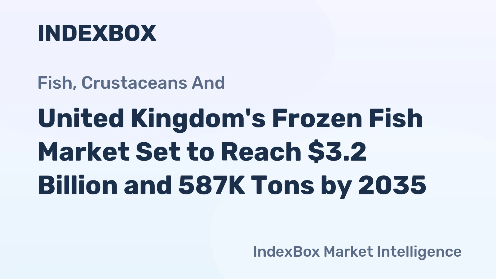 United Kingdom's Frozen Fish Market Set to Reach $3.2 Billion and 587K Tons by 2035