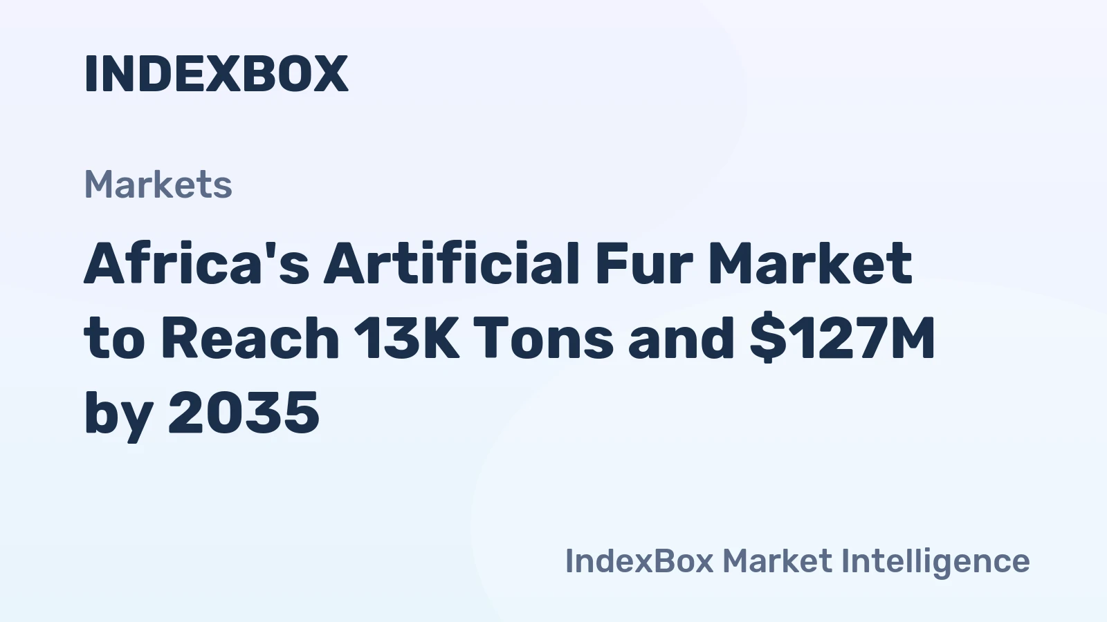 Africa's Artificial Fur Market to Reach 13K Tons and $127M by 2035