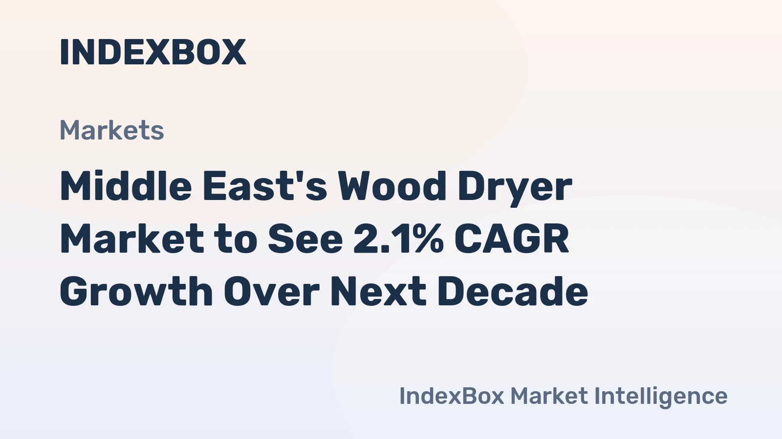 Middle East's Wood Dryer Market to See 2.1% CAGR Growth Over Next Decade