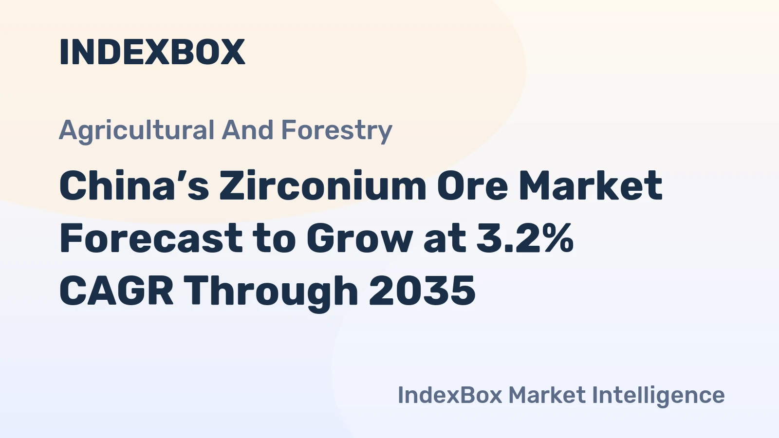 China’s Zirconium Ore Market Forecast to Grow at 3.2% CAGR Through 2035