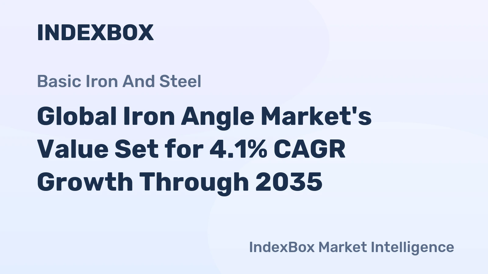 Global Iron Angle Market's Value Set for 4.1% CAGR Growth Through 2035