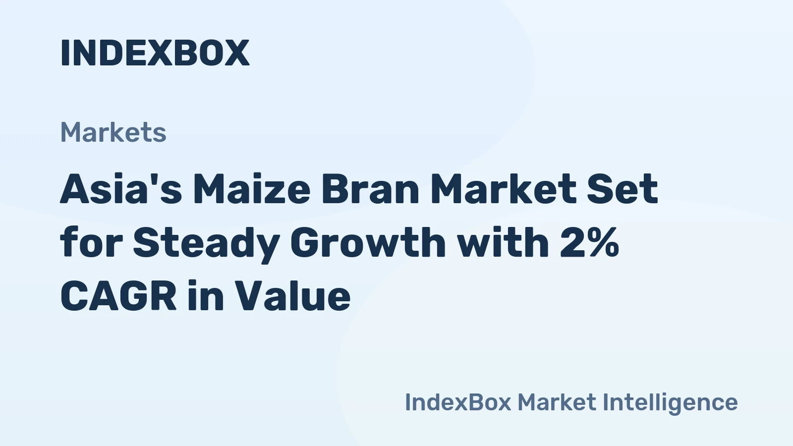 Asia's Maize Bran Market Set for Steady Growth with 2% CAGR in Value