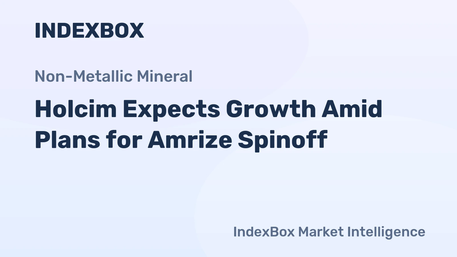Holcim Expects Growth Amid Plans for Amrize Spinoff