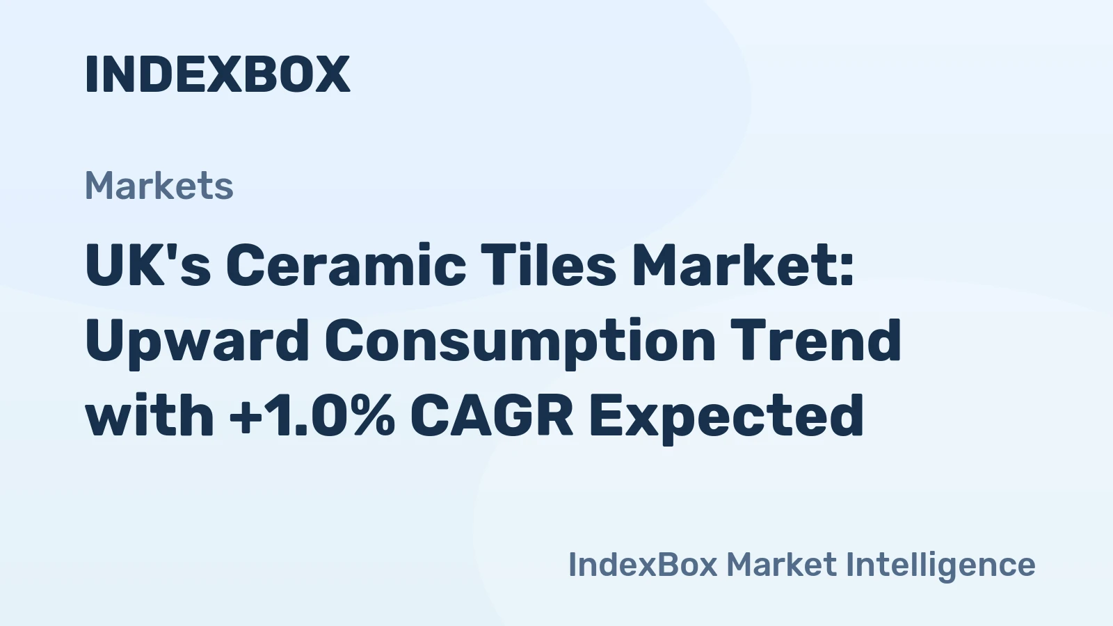 UK's Ceramic Tiles Market: Upward Consumption Trend with +1.0% CAGR Expected