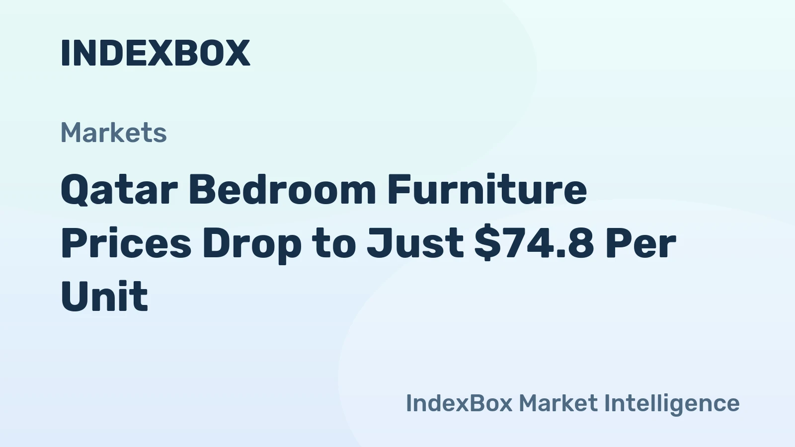 Qatar Bedroom Furniture Prices Drop to Just $74.8 Per Unit