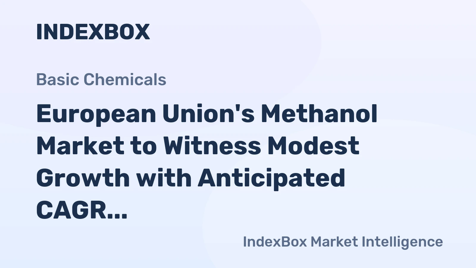 European Union's Methanol Market to Witness Modest Growth with Anticipated CAGR of +0.2% through 2035