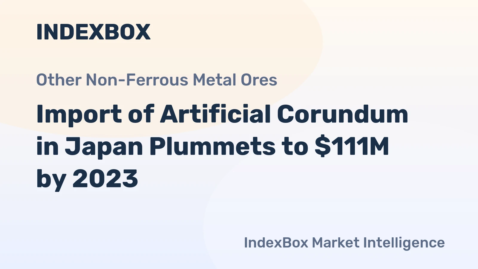 Import of Artificial Corundum in Japan Plummets to $111M by 2023