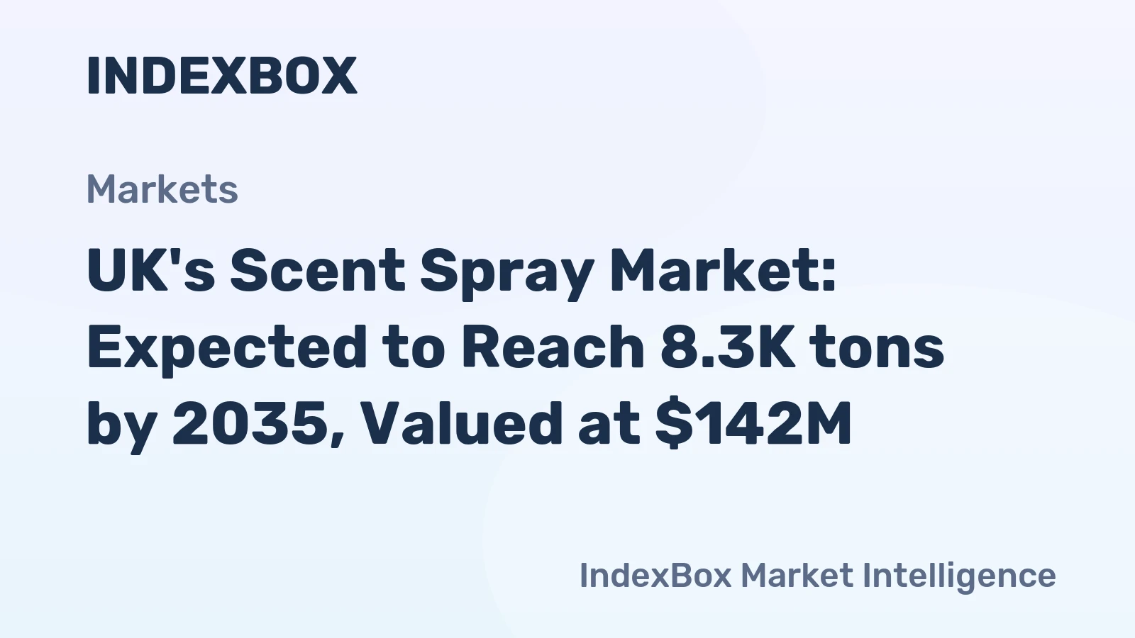 UK's Scent Spray Market: Expected to Reach 8.3K tons by 2035, Valued at $142M