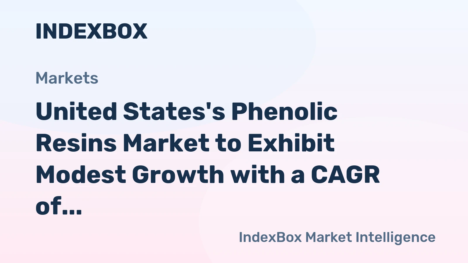 United States's Phenolic Resins Market to Exhibit Modest Growth with a CAGR of +0.6% from 2024 to 2035