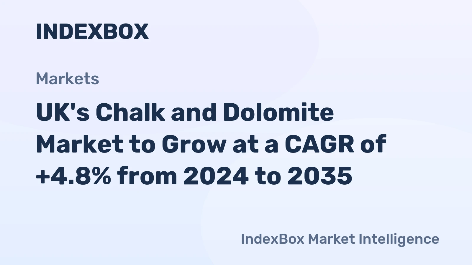 UK's Chalk and Dolomite Market to Grow at a CAGR of +4.8% from 2024 to 2035