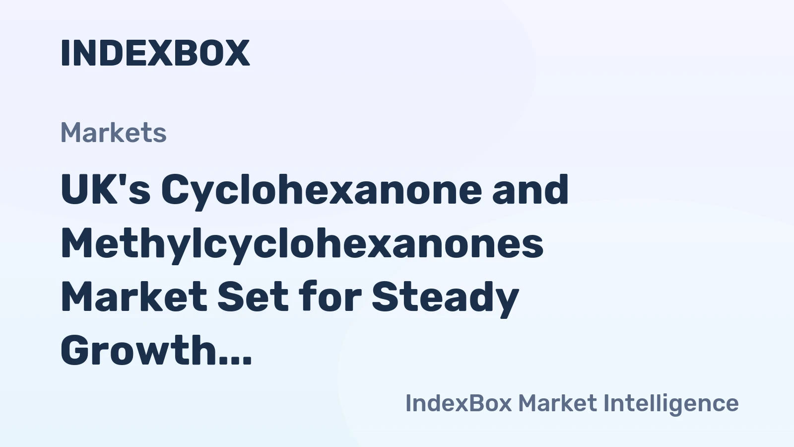 UK's Cyclohexanone and Methylcyclohexanones Market Set for Steady Growth with 2% CAGR Through 2035