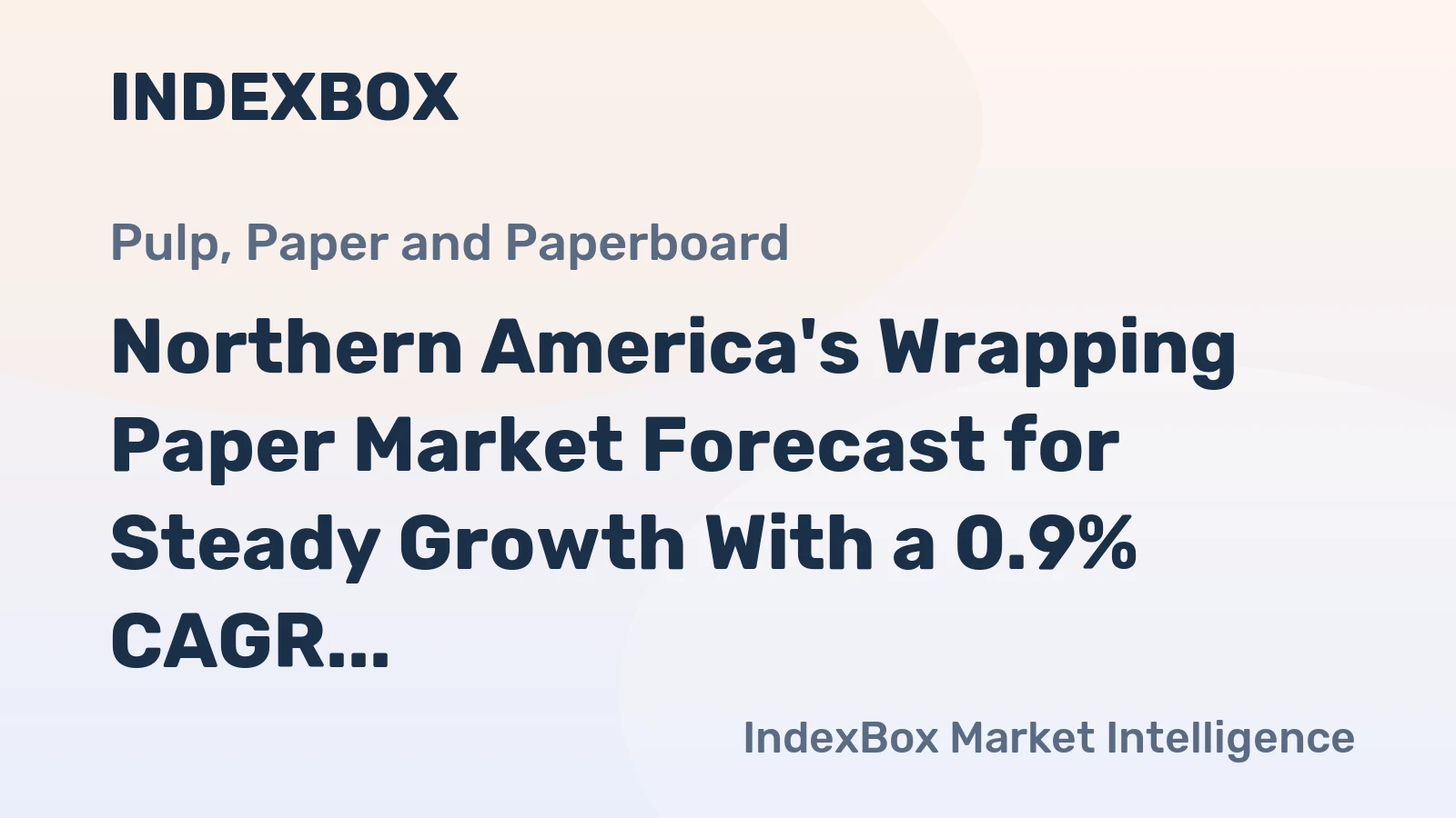Northern America's Wrapping Paper Market Forecast for Steady Growth With a 0.9% CAGR Through 2035