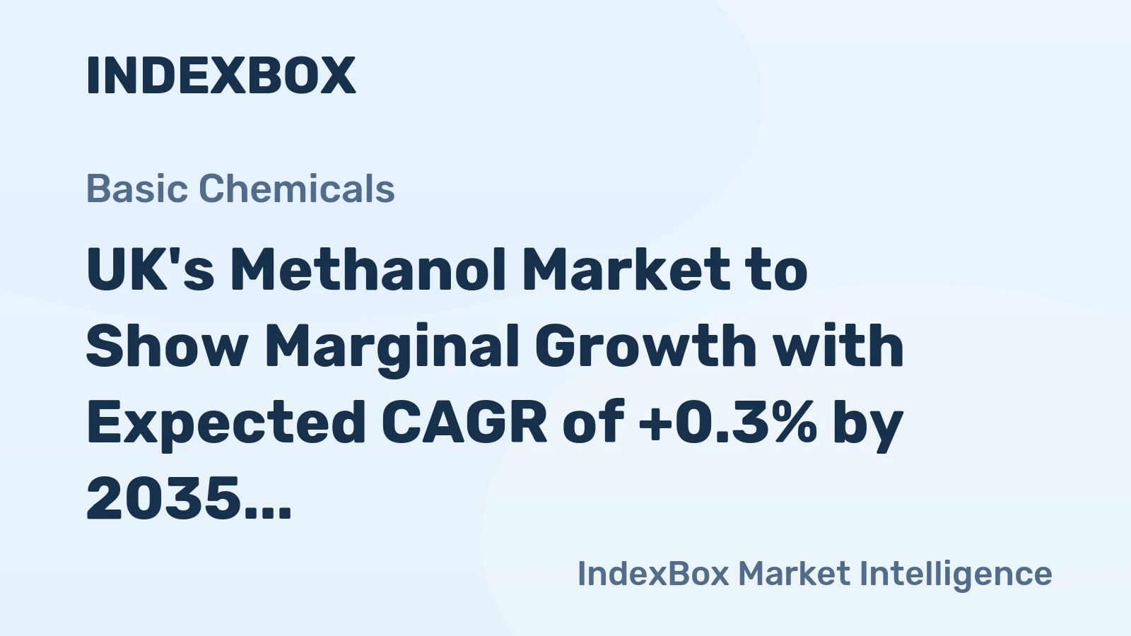 UK's Methanol Market to Show Marginal Growth with Expected CAGR of +0.3% by 2035