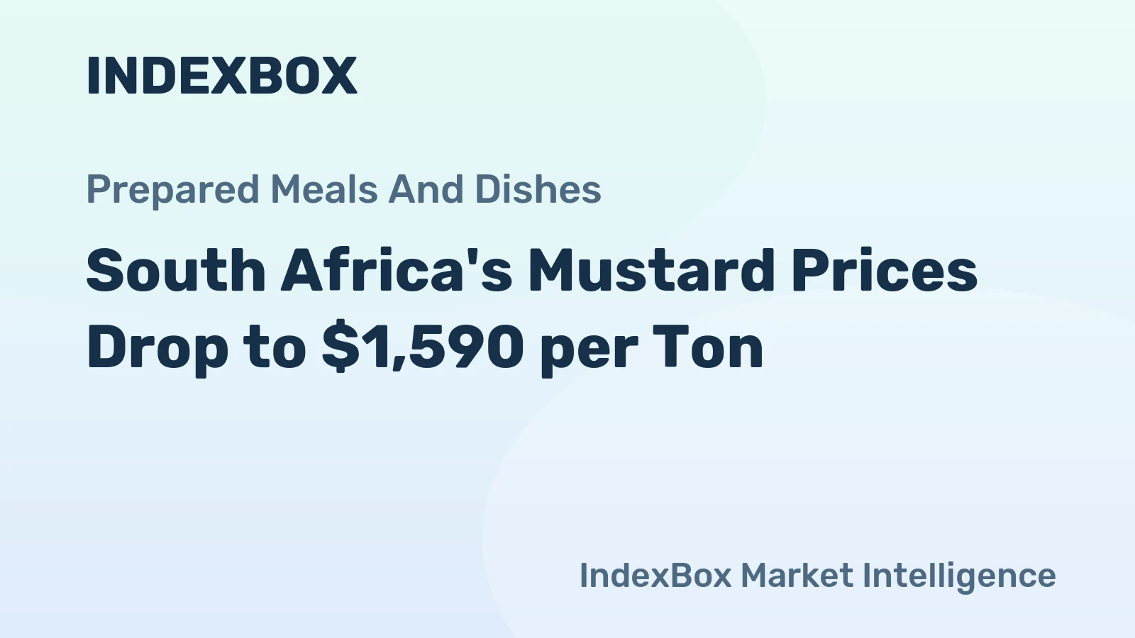 South Africa's Mustard Prices Drop to $1,590 per Ton
