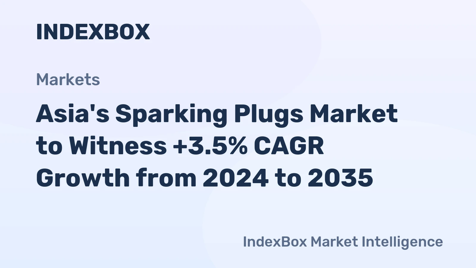 Asia's Sparking Plugs Market to Witness +3.5% CAGR Growth from 2024 to 2035