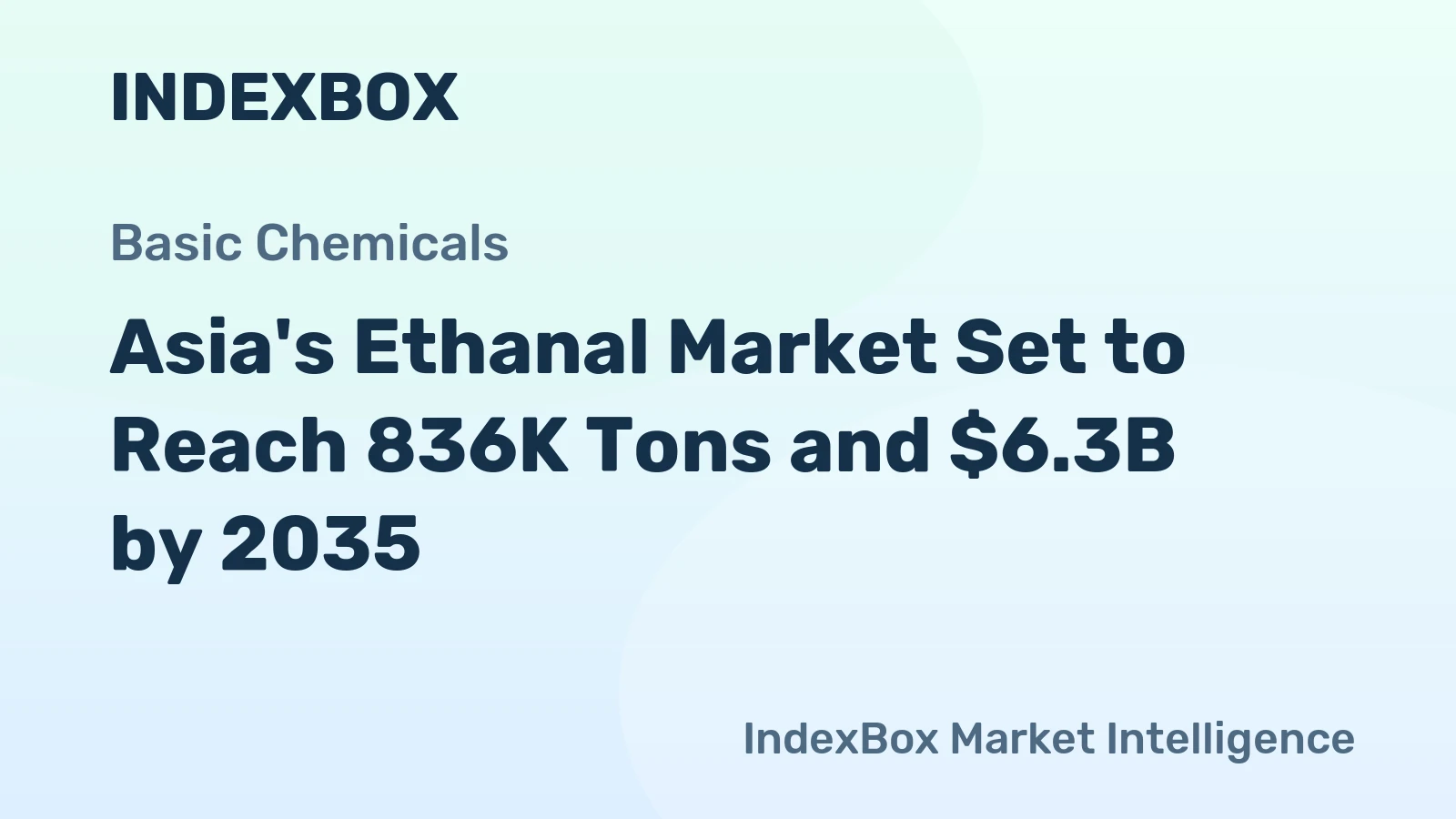 Asia's Ethanal Market Set to Reach 836K Tons and $6.3B by 2035