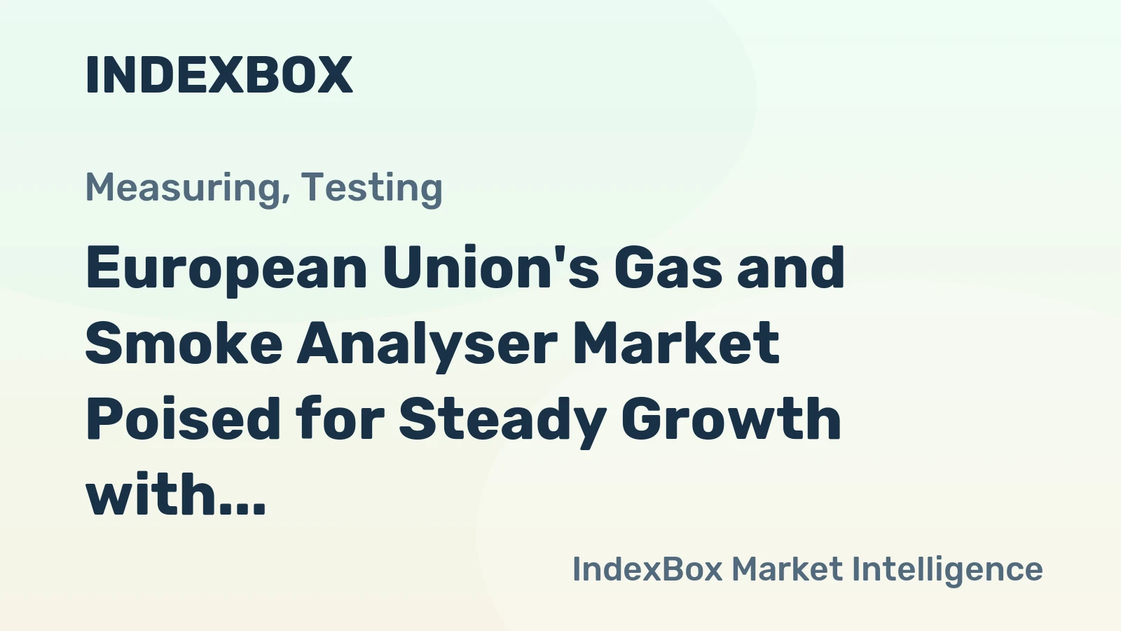 European Union's Gas and Smoke Analyser Market Poised for Steady Growth with a 2.6% CAGR in Value Through 2035
