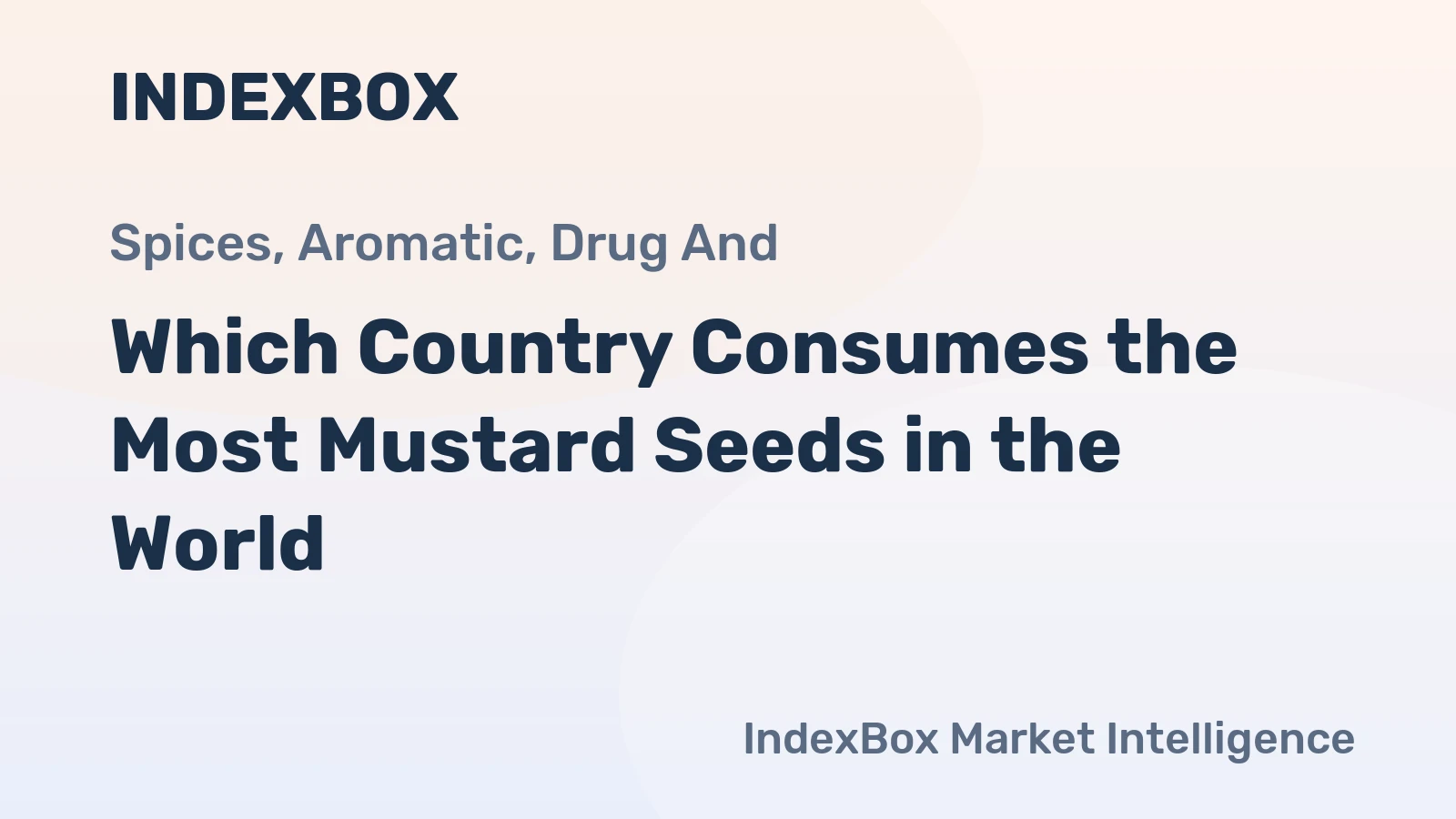 Which Country Consumes the Most Mustard Seeds in the World?