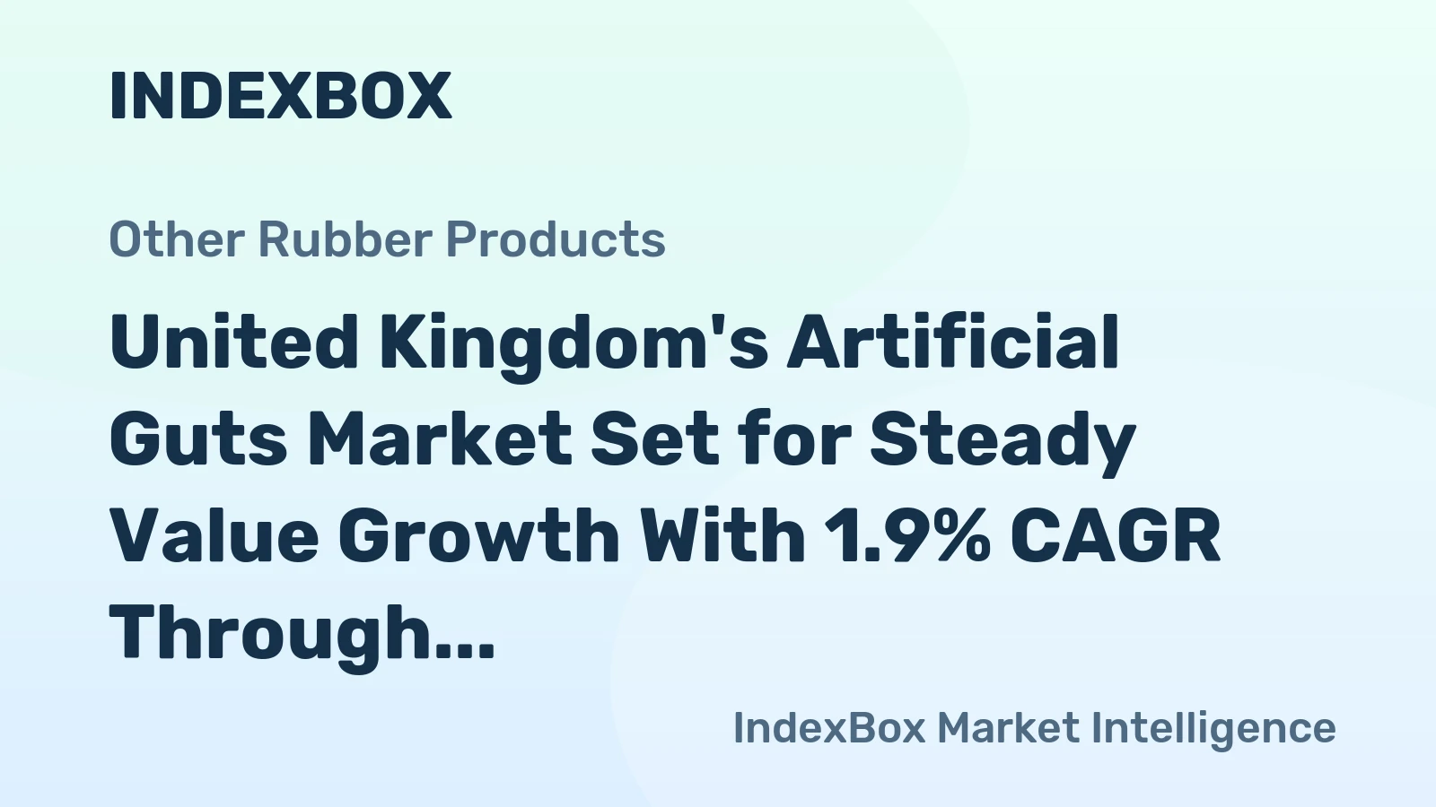 United Kingdom's Artificial Guts Market Set for Steady Value Growth With 1.9% CAGR Through 2035