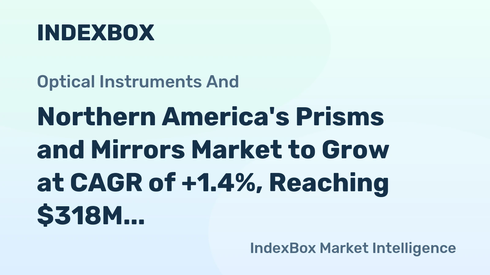 Northern America's Prisms and Mirrors Market to Grow at CAGR of +1.4%, Reaching $318M by 2035