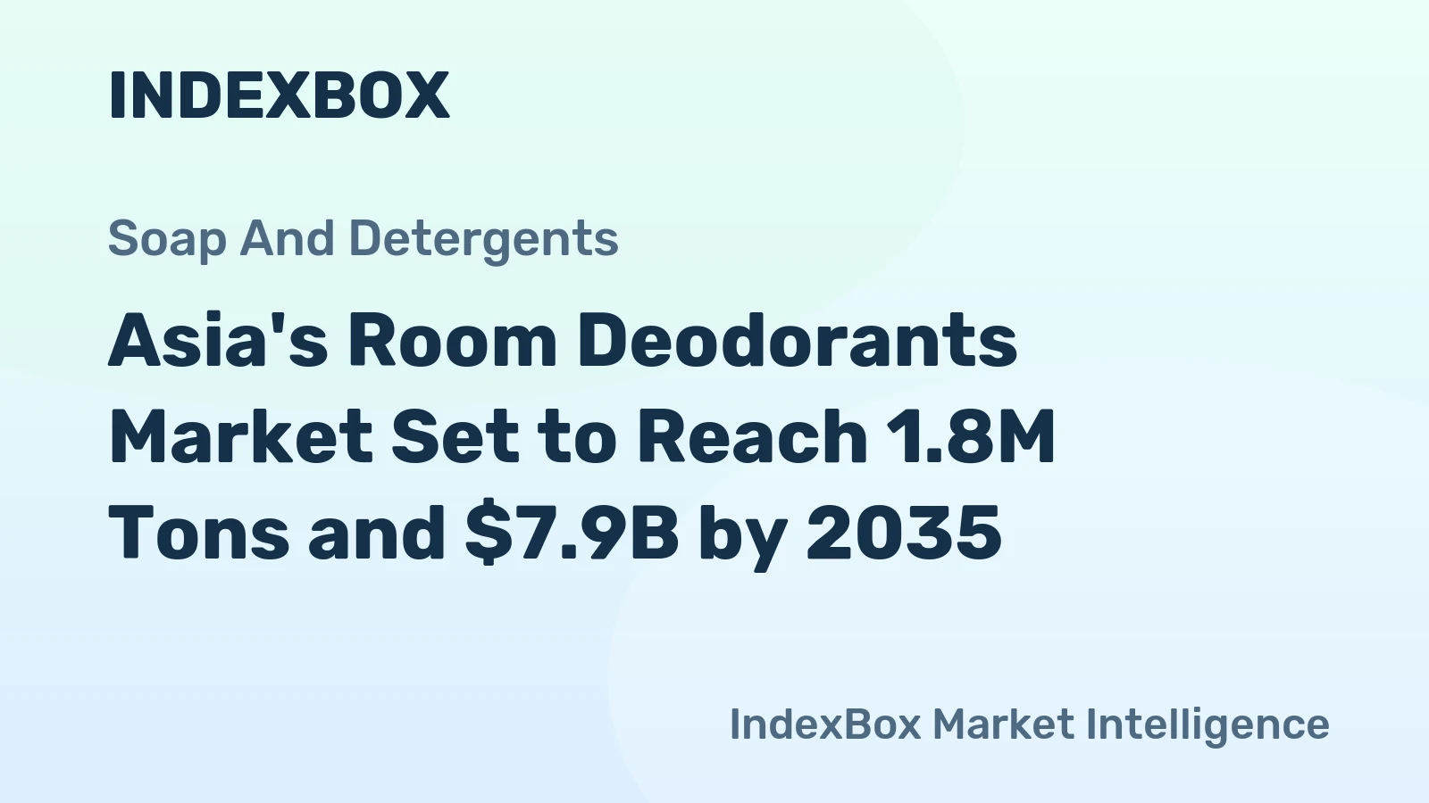 Asia's Room Deodorants Market Set to Reach 1.8M Tons and $7.9B by 2035