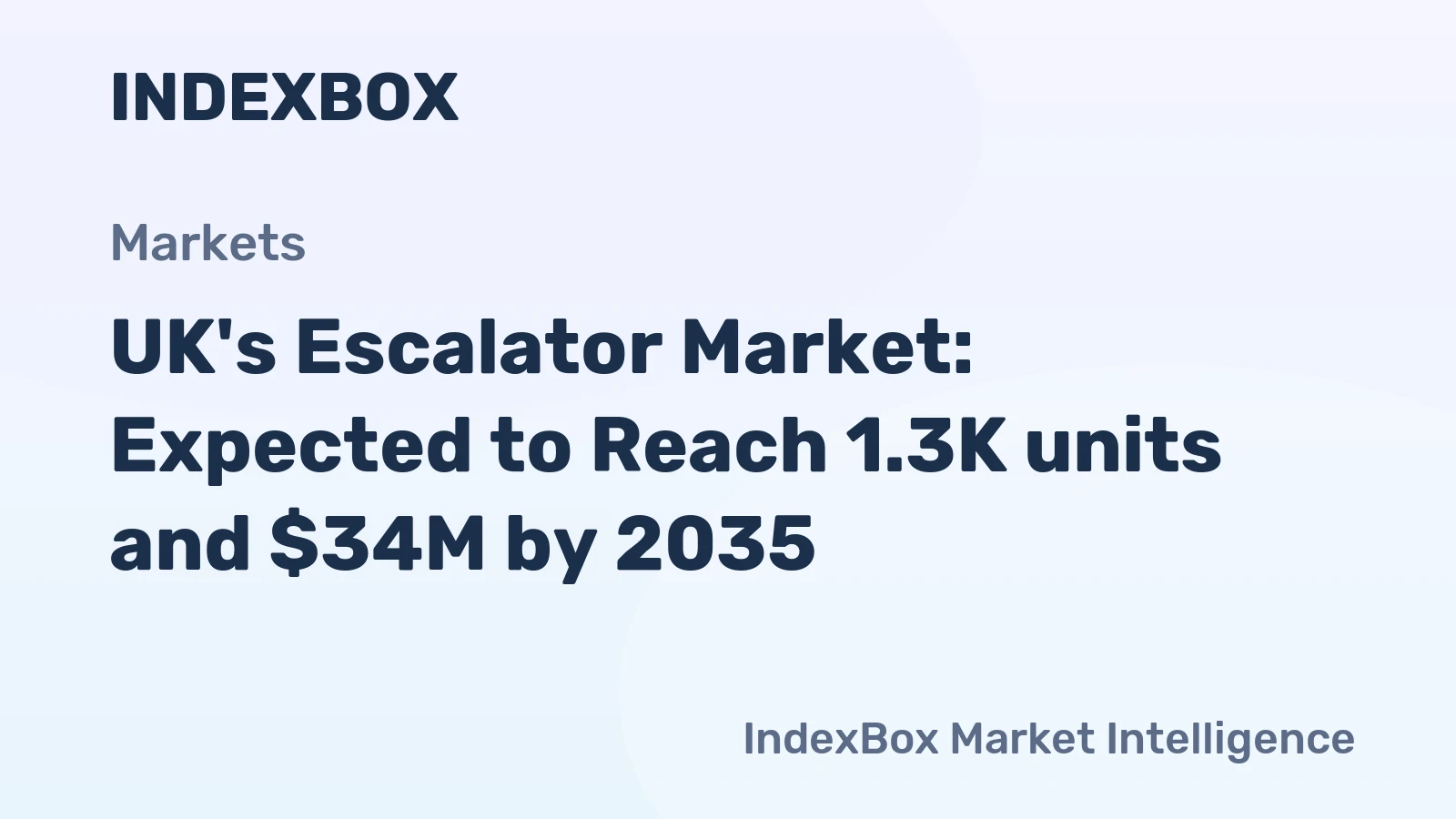 UK's Escalator Market: Expected to Reach 1.3K units and $34M by 2035