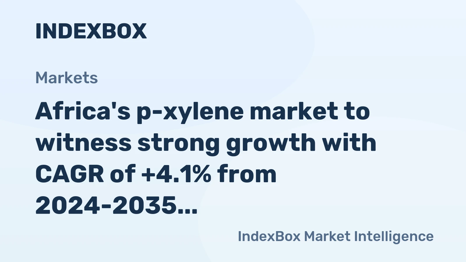 Africa's p-xylene market to witness strong growth with CAGR of +4.1% from 2024-2035, reaching $57M by 2035