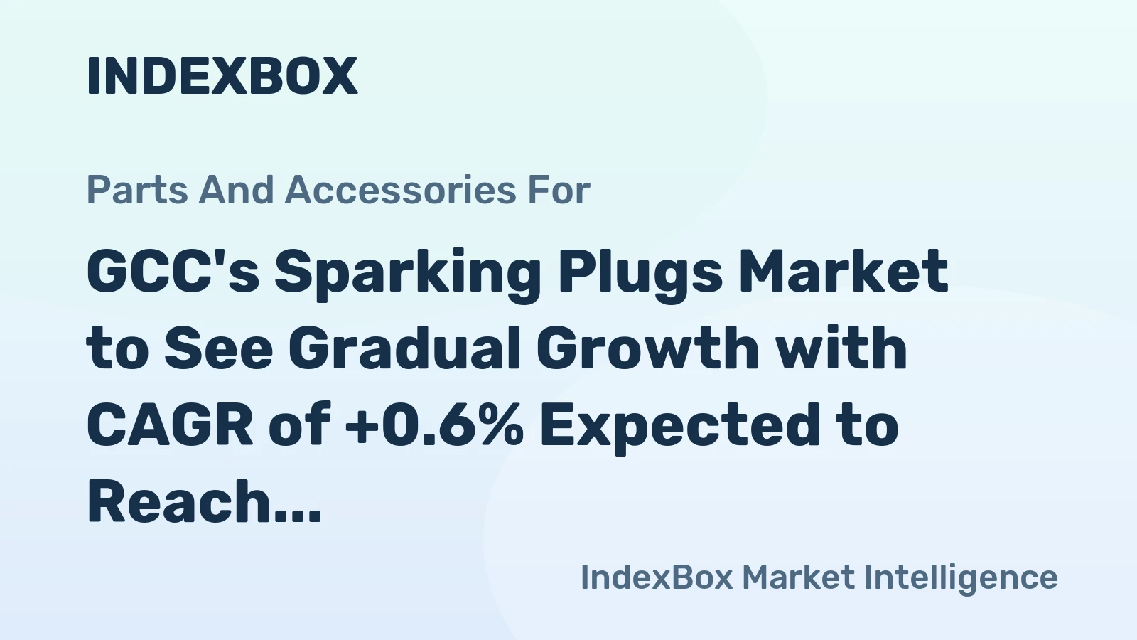 GCC's Sparking Plugs Market to See Gradual Growth with CAGR of +0.6% Expected to Reach $371M by 2035