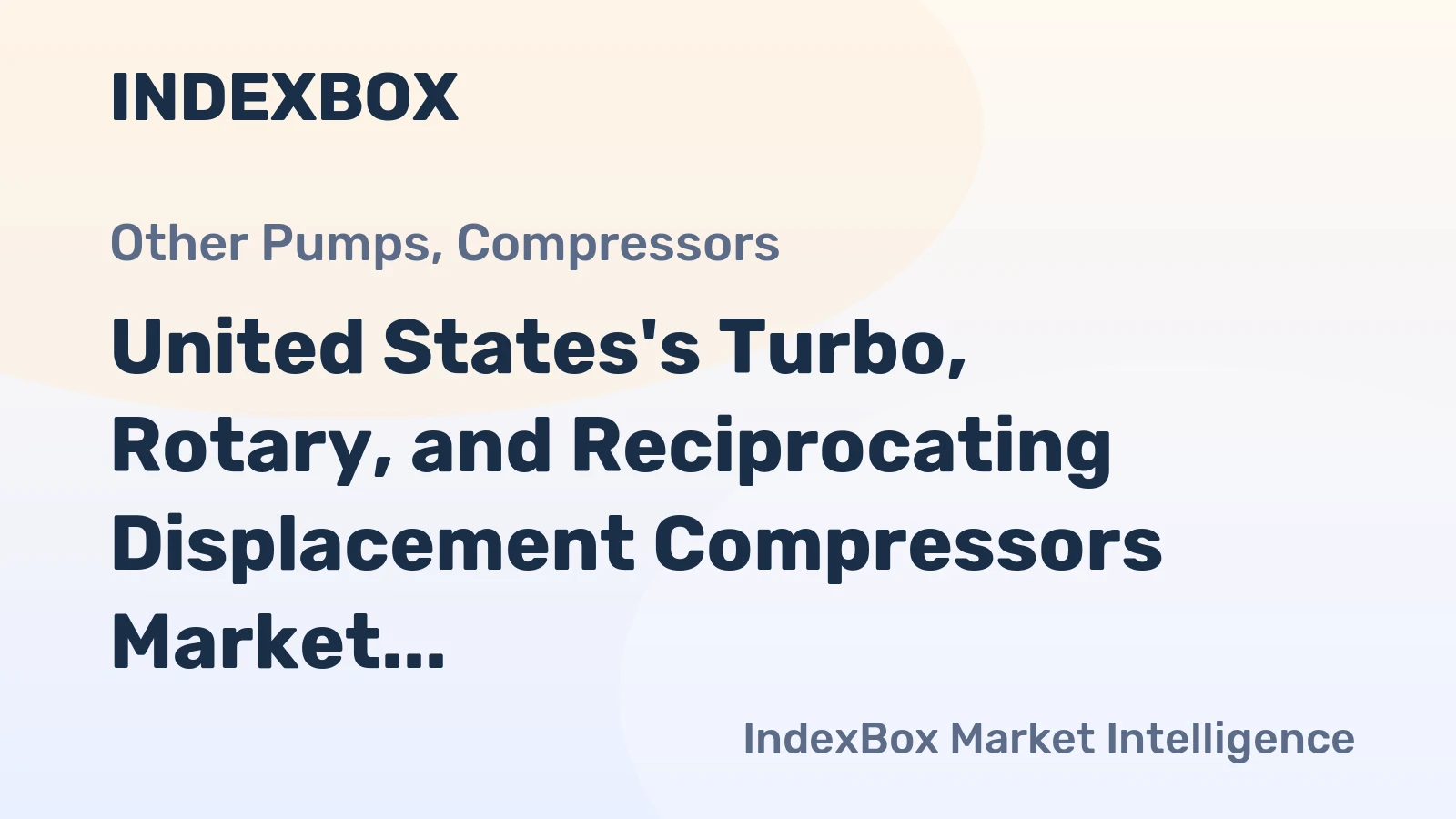 United States's Turbo, Rotary, and Reciprocating Displacement Compressors Market to Grow at a CAGR of +3.8% from 2024 to 2035
