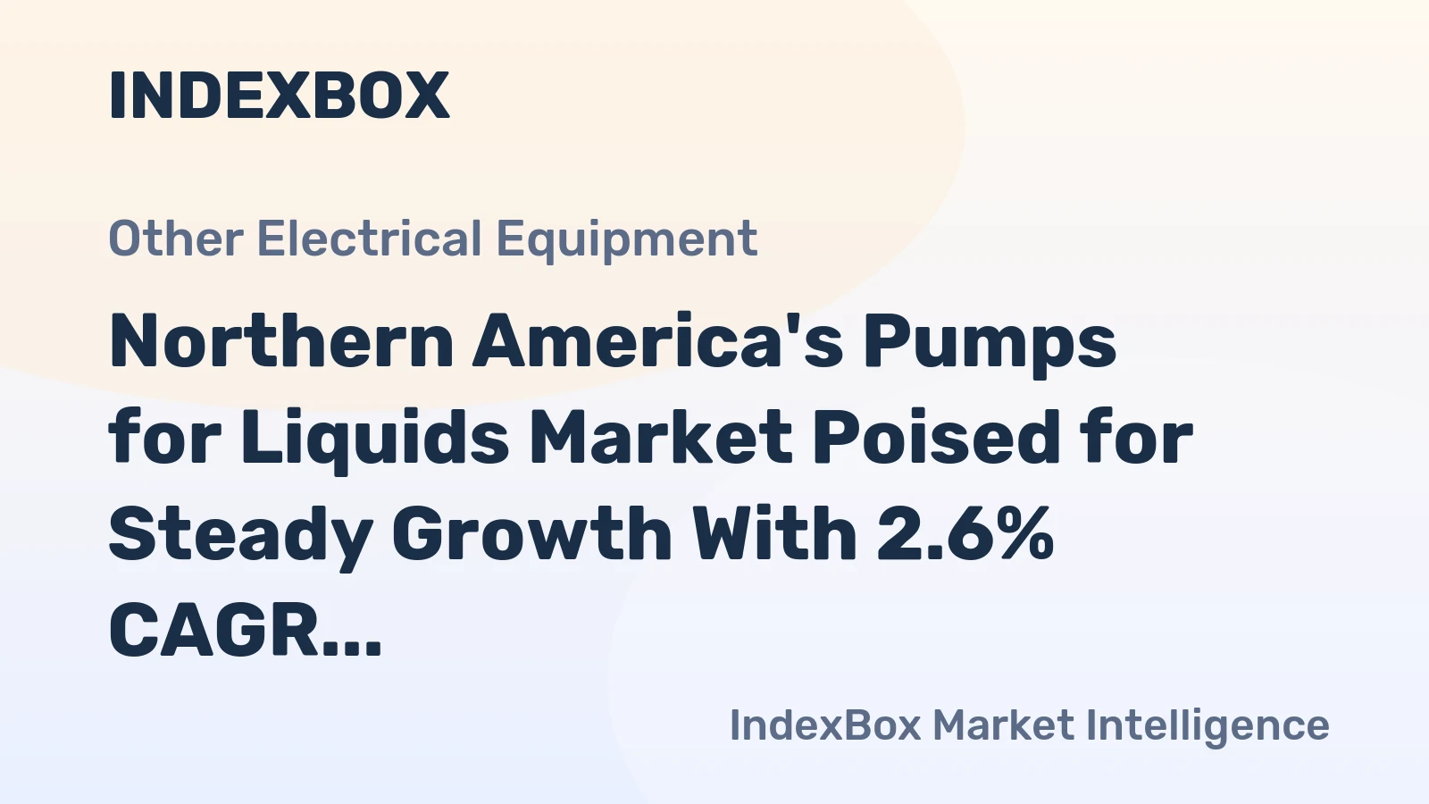 Northern America's Pumps for Liquids Market Poised for Steady Growth With 2.6% CAGR Through 2035