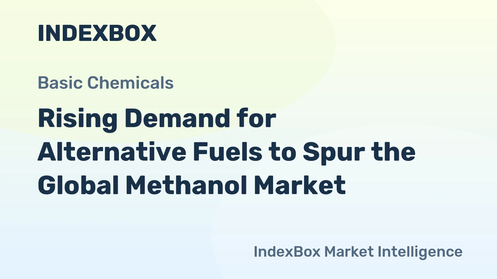 Rising Demand for Alternative Fuels to Spur the Global Methanol Market