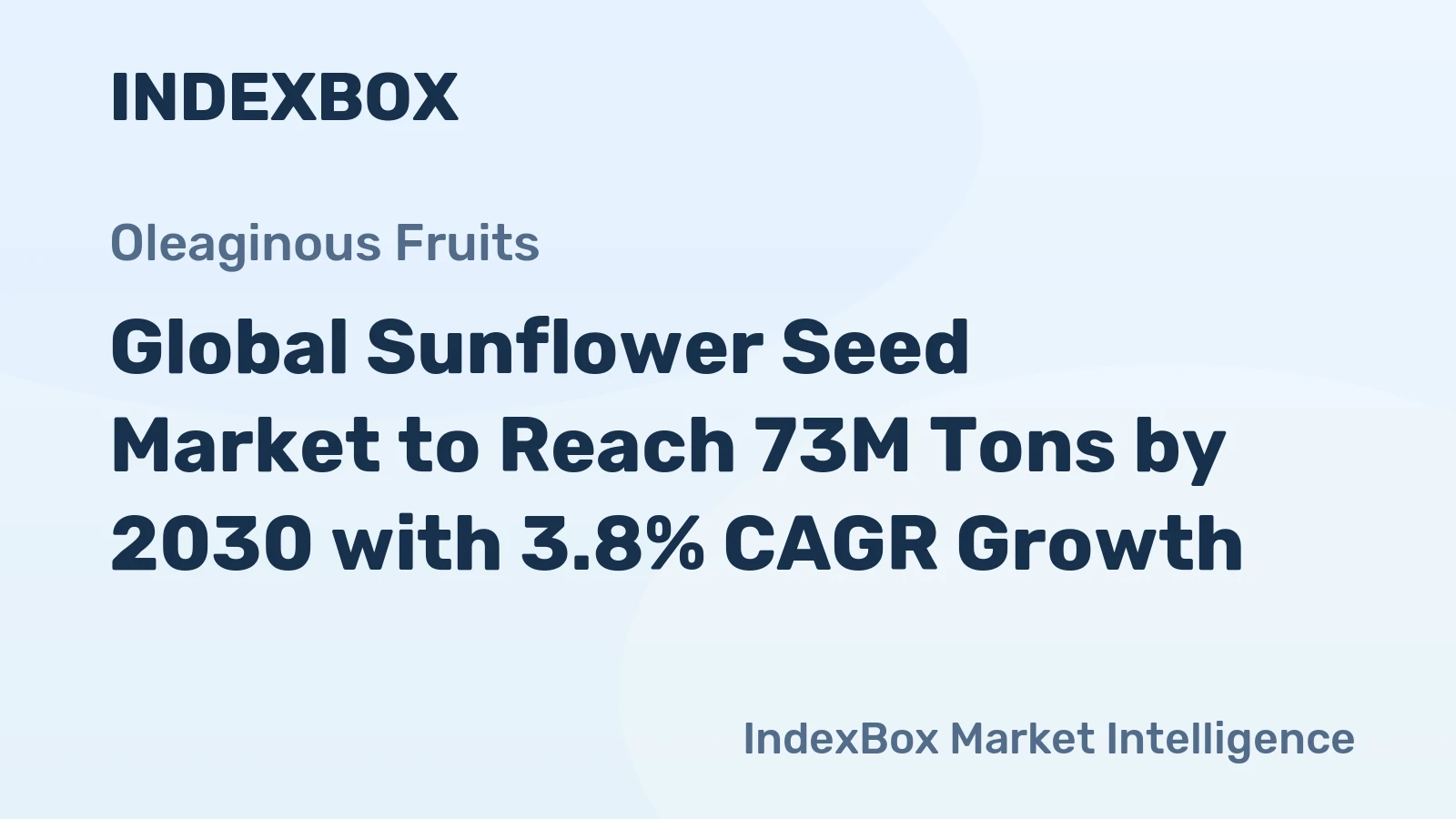 Global Sunflower Seed Market to Reach 73M Tons by 2030 with 3.8% CAGR Growth