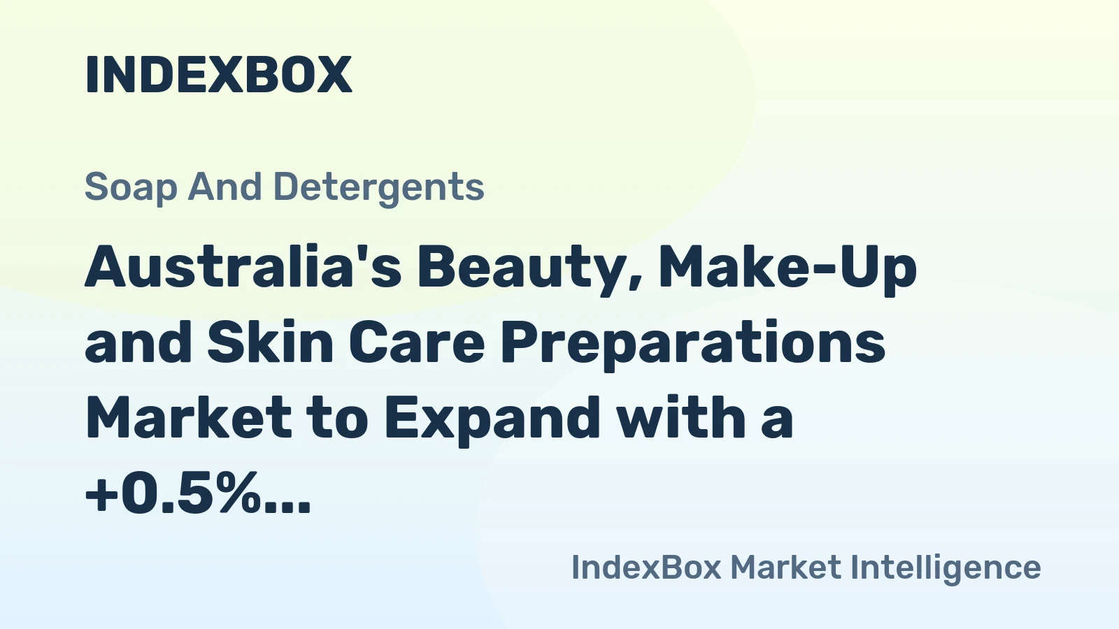 Australia's Beauty, Make-Up and Skin Care Preparations Market to Expand with a +0.5% CAGR by 2035