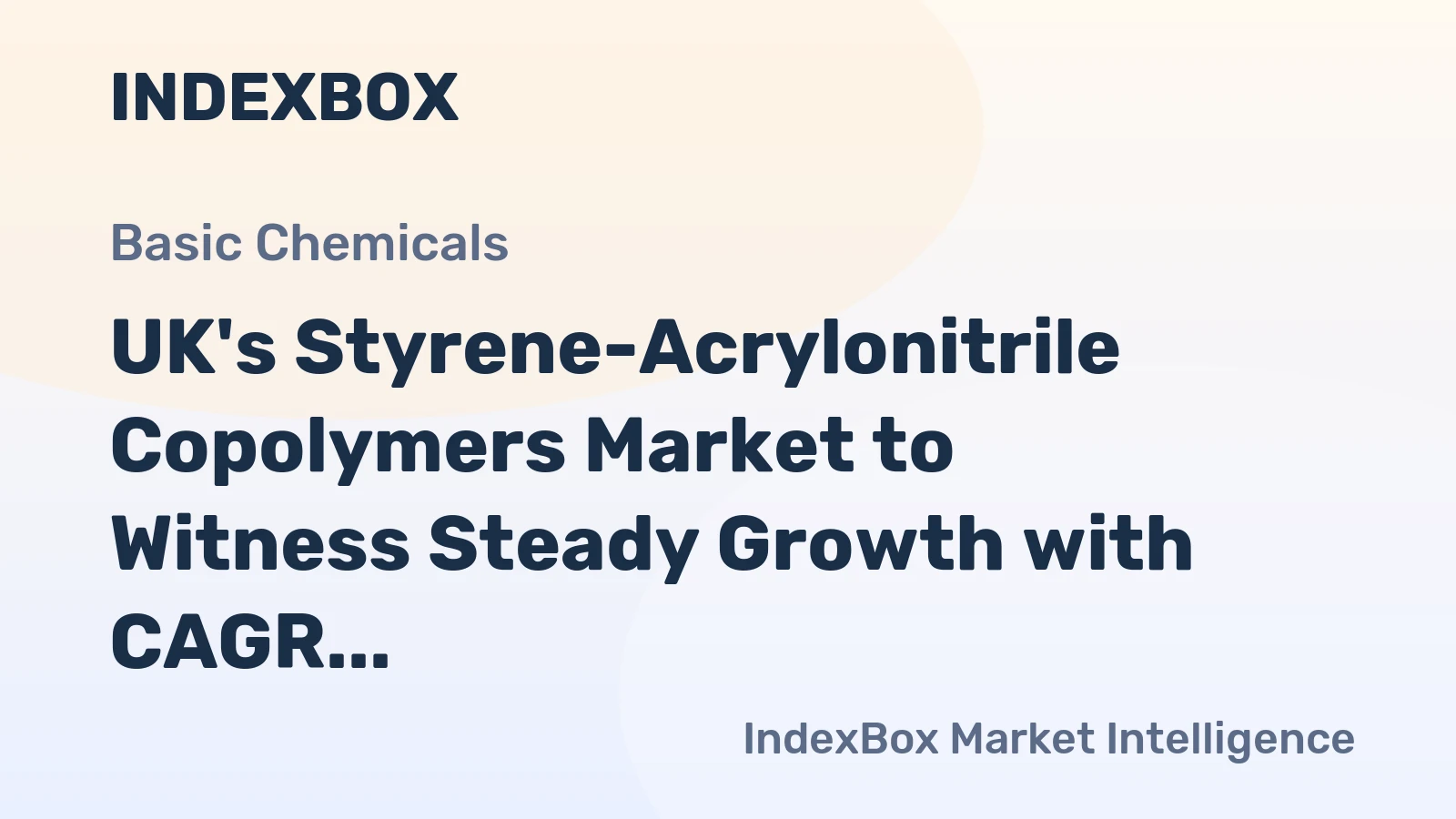 UK's Styrene-Acrylonitrile Copolymers Market to Witness Steady Growth with CAGR of +2.0% Over Next Decade