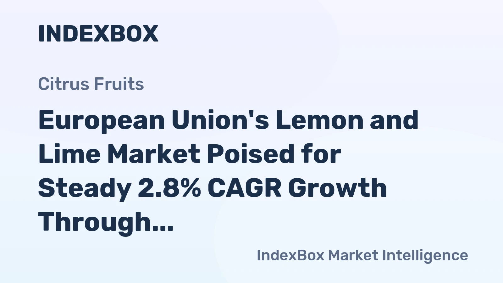European Union's Lemon and Lime Market Poised for Steady 2.8% CAGR Growth Through 2035