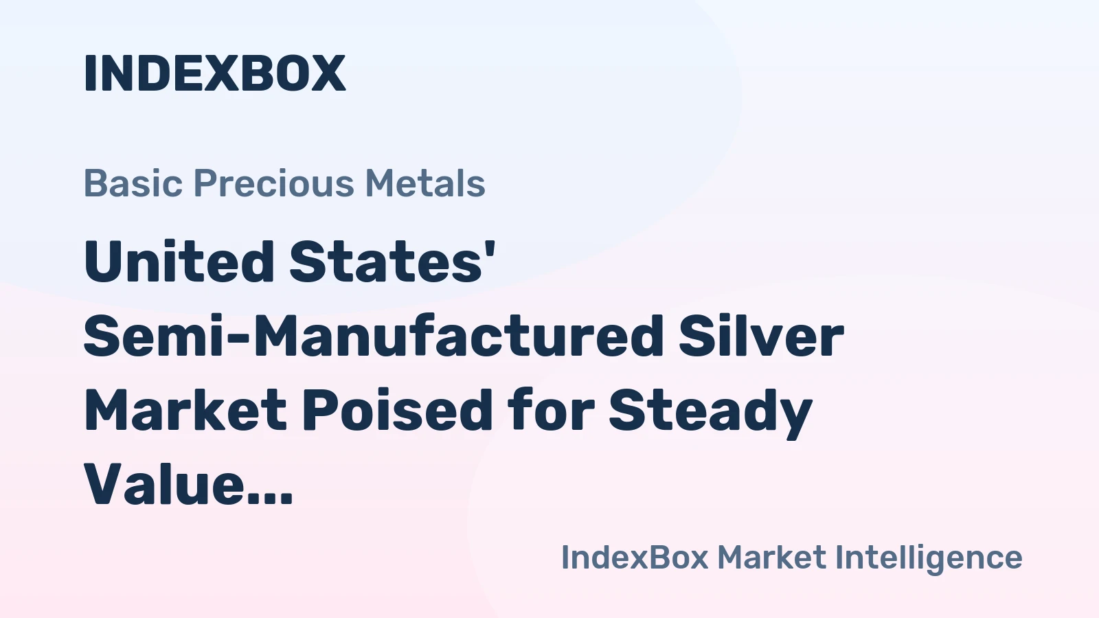 United States' Semi-Manufactured Silver Market Poised for Steady Value Growth With 2.0% CAGR Through 2035