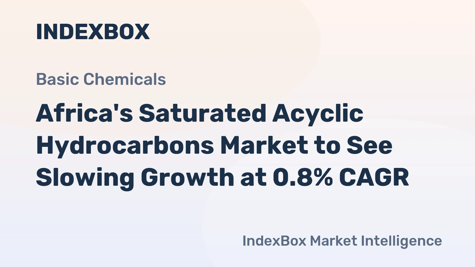 Africa's Saturated Acyclic Hydrocarbons Market to See Slowing Growth at 0.8% CAGR