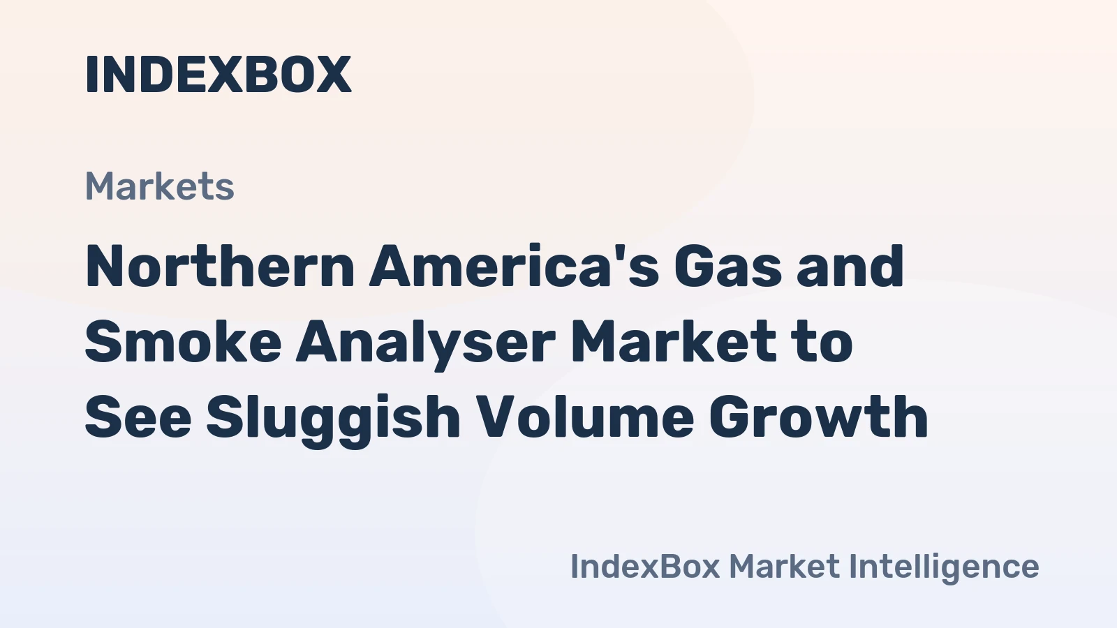 Northern America's Gas and Smoke Analyser Market to See Sluggish Volume Growth