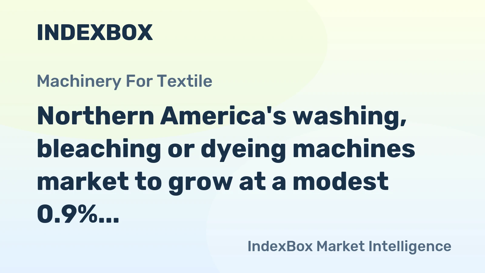 Northern America's washing, bleaching or dyeing machines market to grow at a modest 0.9% CAGR, reaching $118M by 2035.