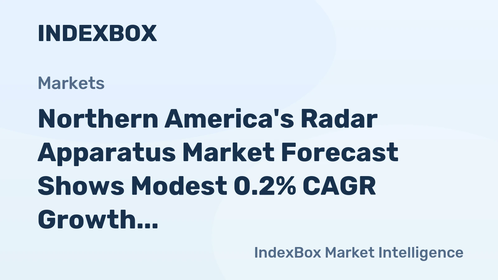 Northern America's Radar Apparatus Market Forecast Shows Modest 0.2% CAGR Growth Through 2035
