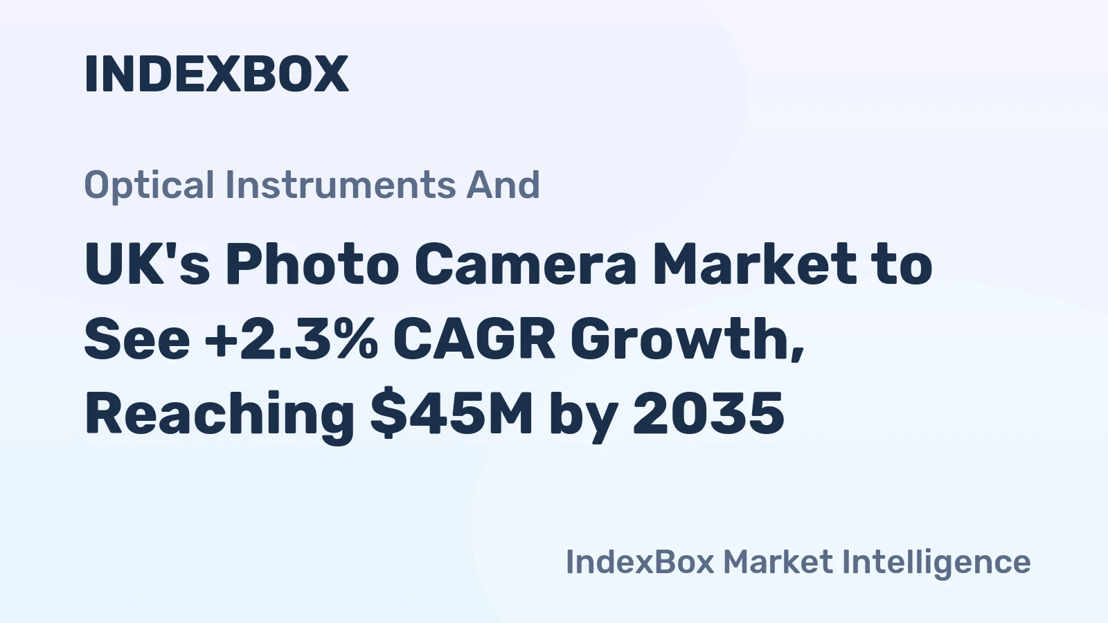 UK's Photo Camera Market to See +2.3% CAGR Growth, Reaching $45M by 2035
