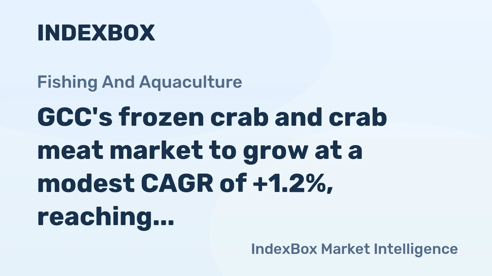 GCC's frozen crab and crab meat market to grow at a modest CAGR of +1.2%, reaching 26K tons by 2035.