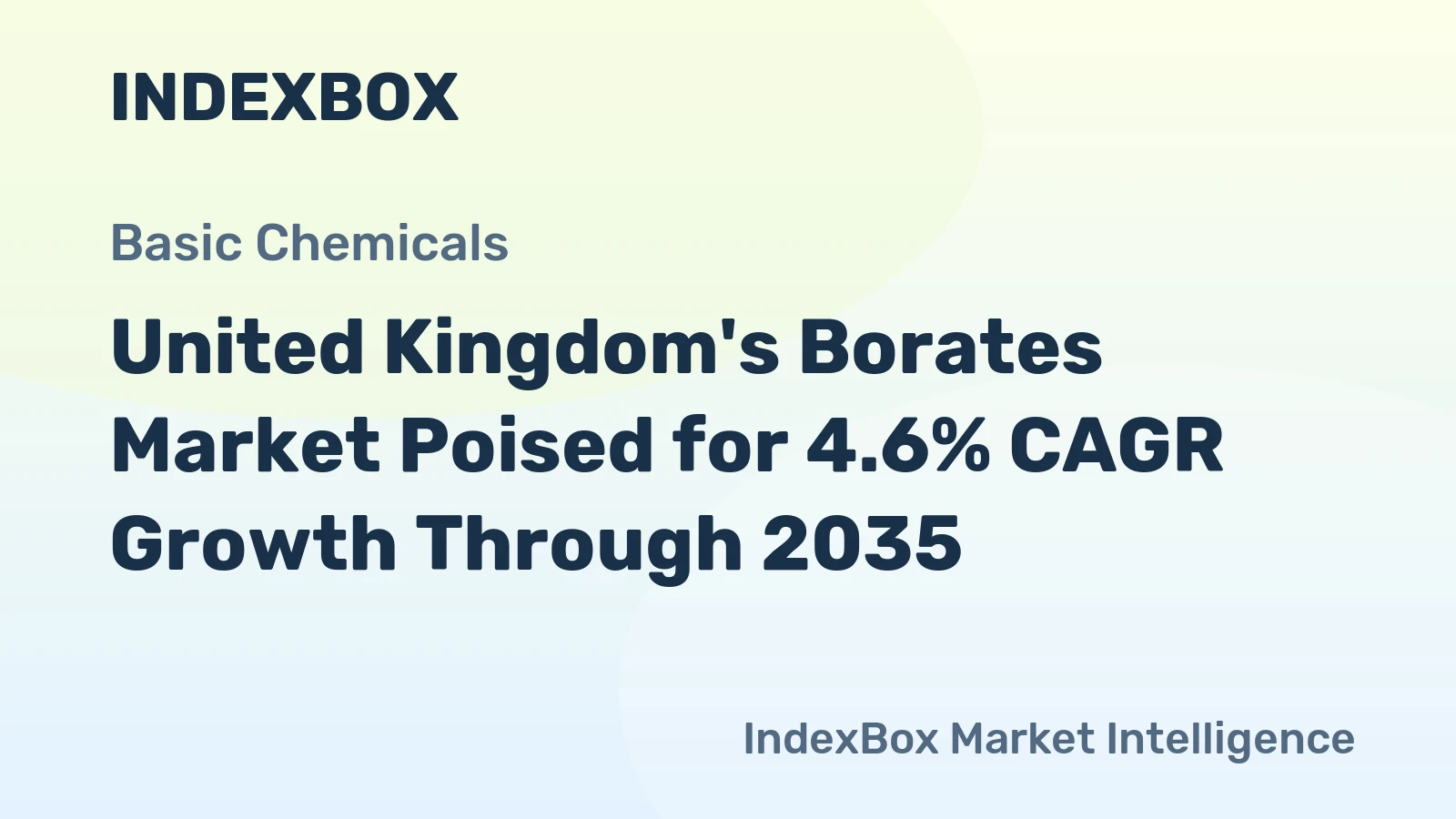 United Kingdom's Borates Market Poised for 4.6% CAGR Growth Through 2035