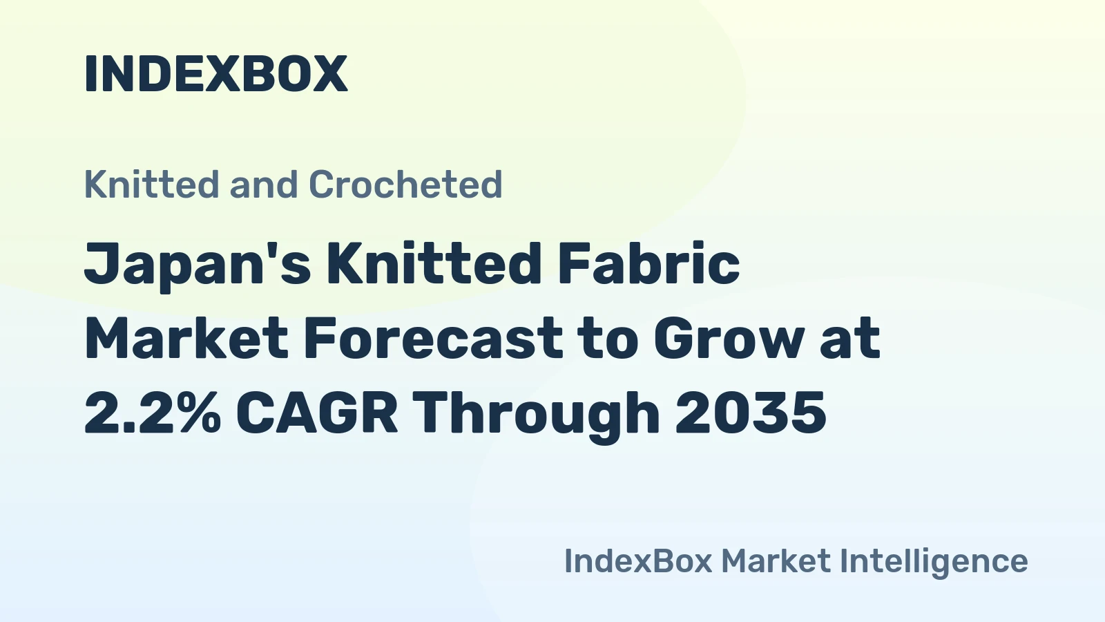 Japan's Knitted Fabric Market Forecast to Grow at 2.2% CAGR Through 2035